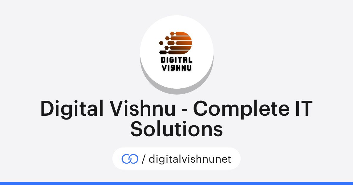 Digital Vishnu - Complete IT Solutions (/digitalvishnunet) · solo.to