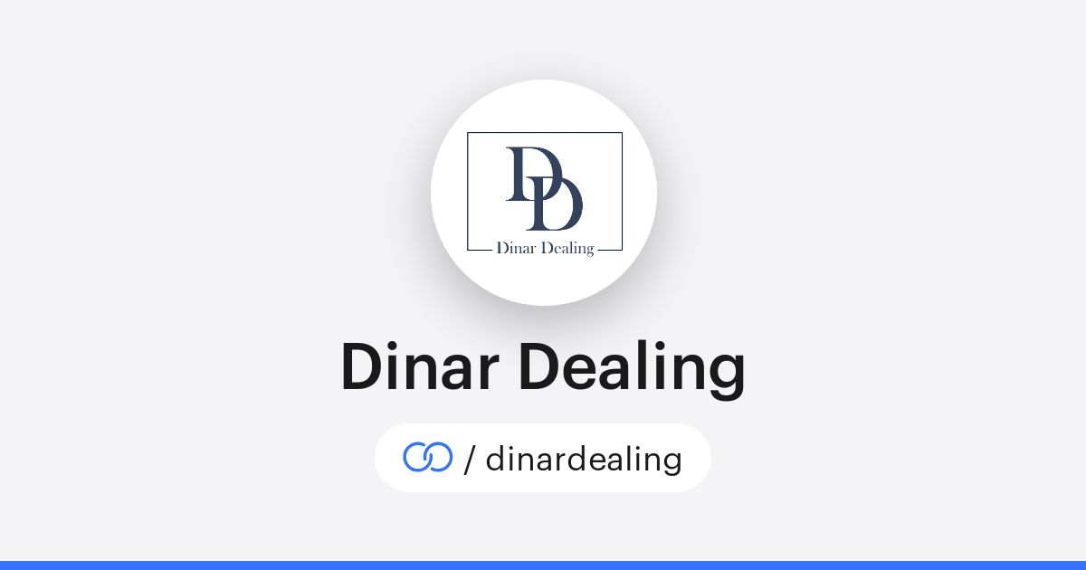 Dinar Dealing (/dinardealing) · solo.to