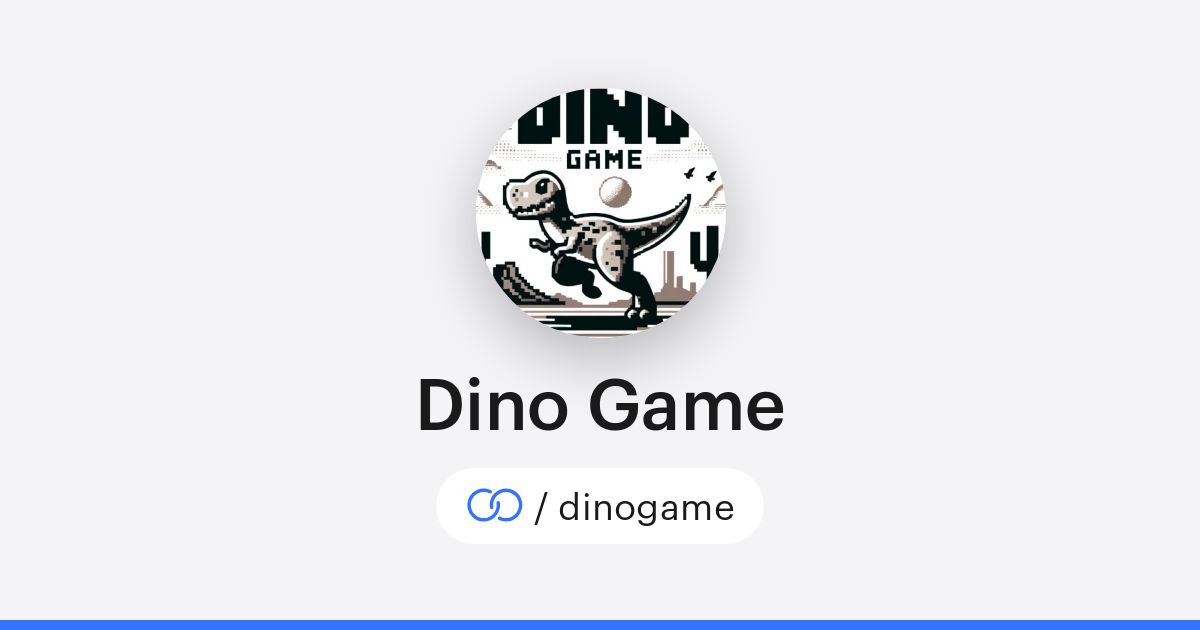 Dino Game (/dinogame) · solo.to