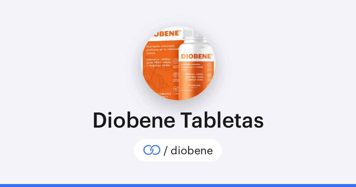 Diobene Tabletas (/diobene) · solo.to