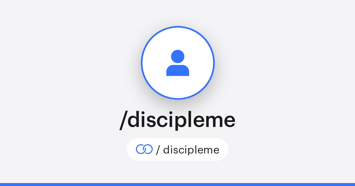 /discipleme · solo.to