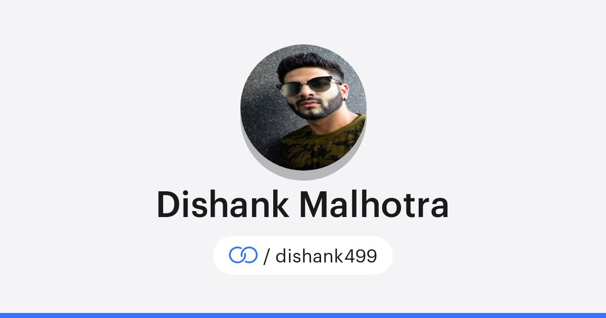 Dishank Malhotra (/dishank499) · solo.to