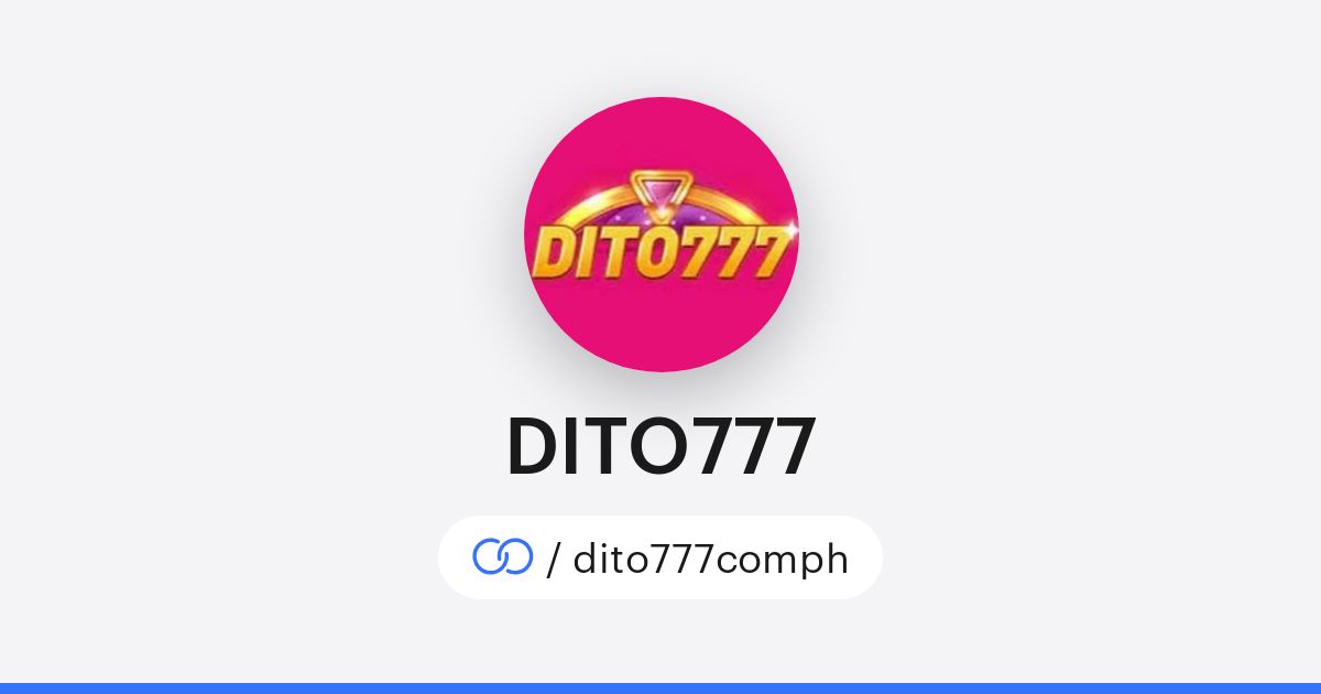 DITO777 (/dito777comph) · solo.to