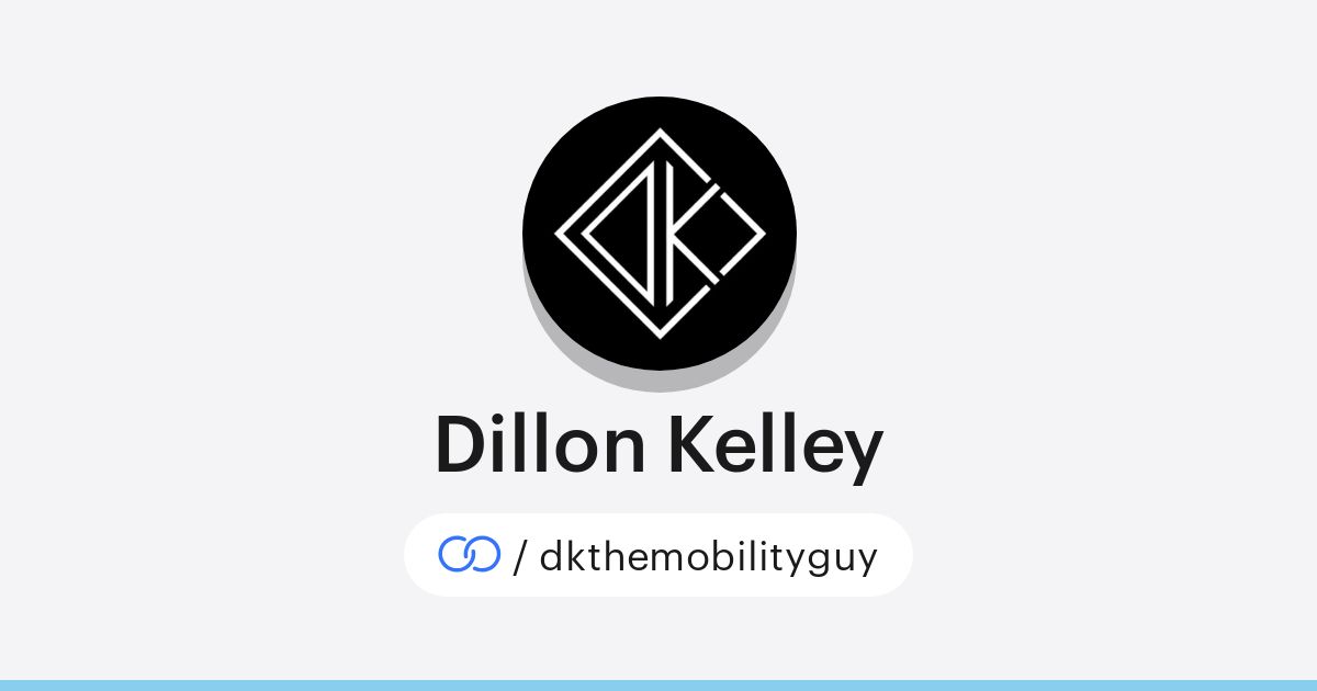 Dillon Kelley (/dkthemobilityguy) · solo.to