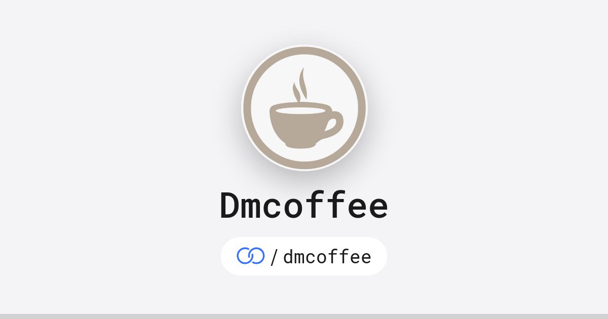 Dmcoffee · solo.to