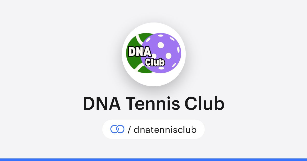 DNA Tennis Club (/dnatennisclub) · solo.to