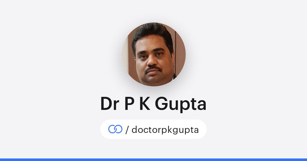 Dr P K Gupta (/doctorpkgupta) · solo.to