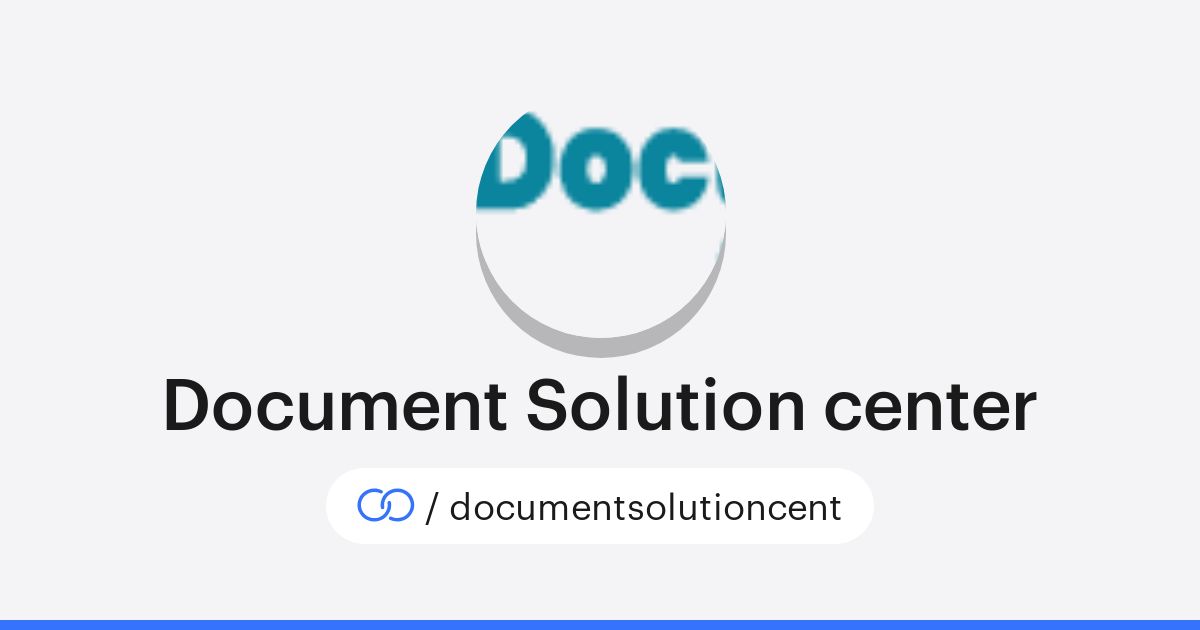 Document Solution center (/documentsolutioncent) · solo.to