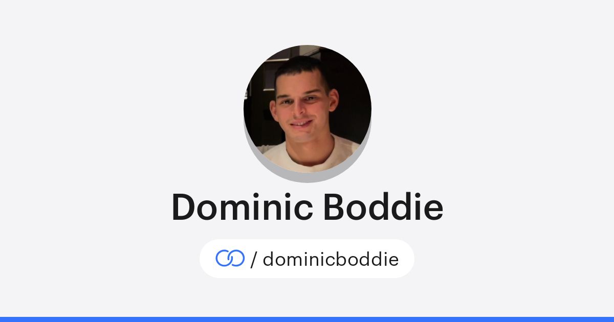 Dominic Boddie (/dominicboddie) · solo.to