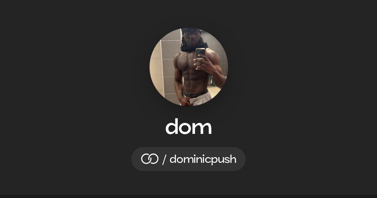 dom (/dominicpush) · solo.to