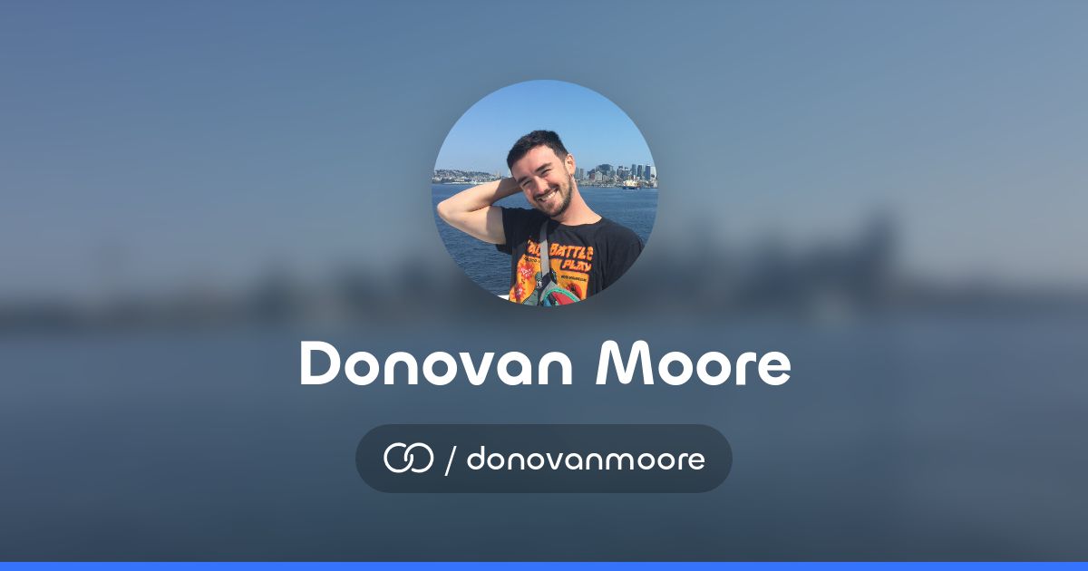 Donovan Moore (/donovanmoore) · solo.to