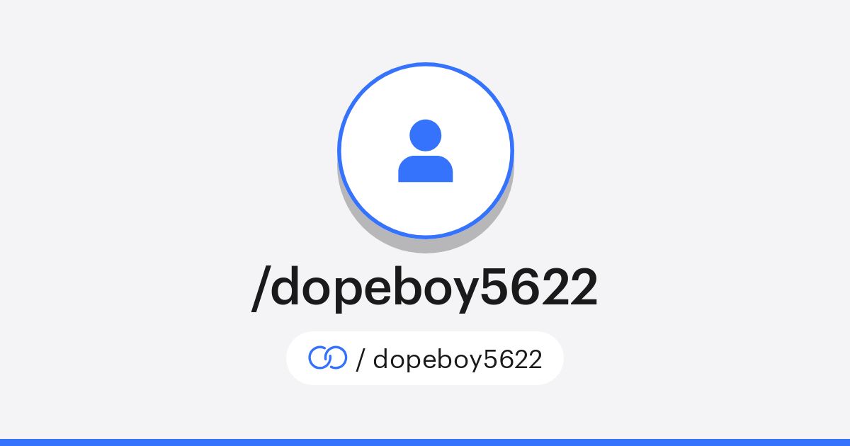 /dopeboy5622 · solo.to