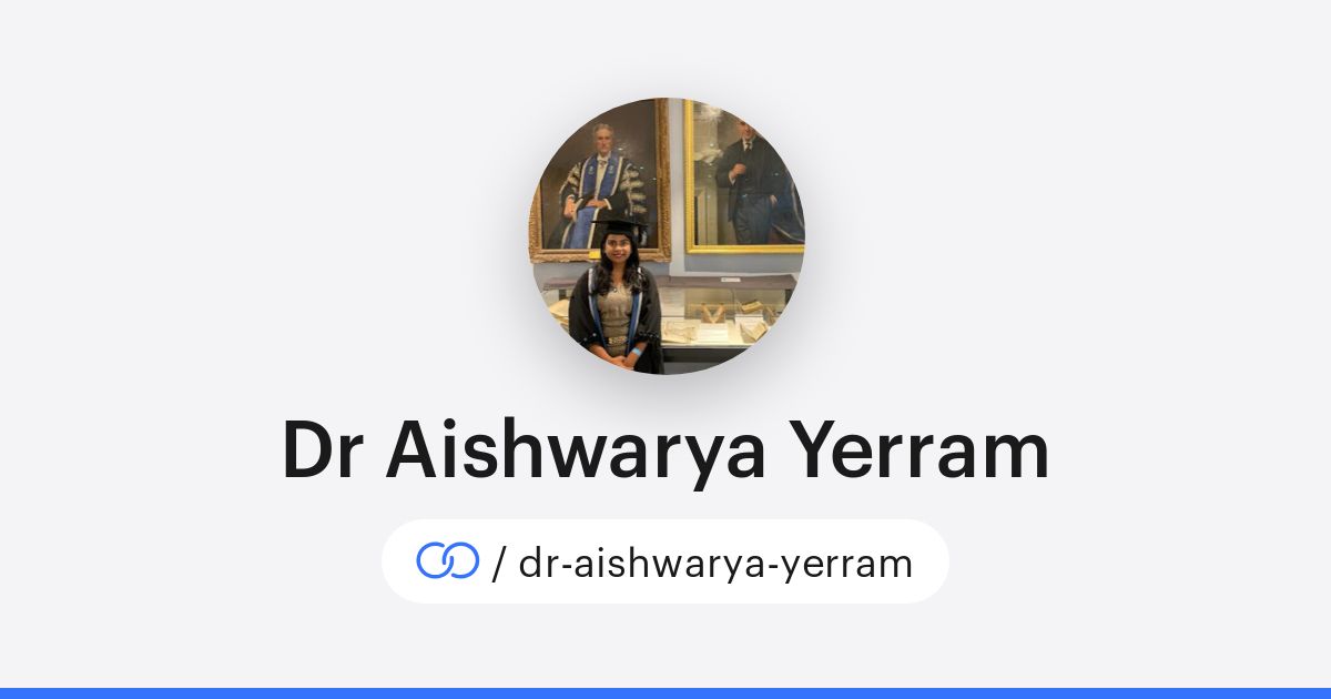 Dr Aishwarya Yerram (/dr-aishwarya-yerram) · solo.to