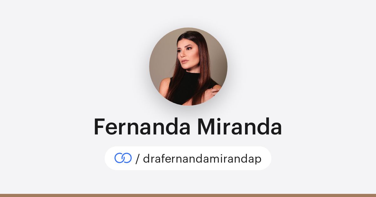 Fernanda Miranda (/drafernandamirandap) · solo.to
