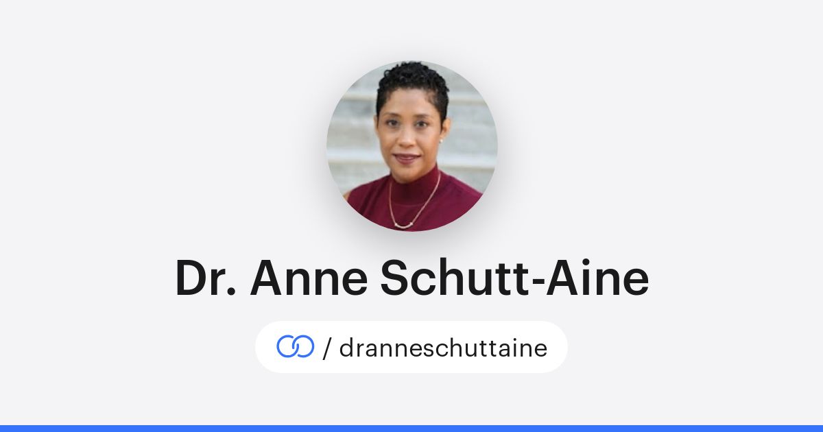 Dr. Anne Schutt-Aine (/dranneschuttaine) · solo.to