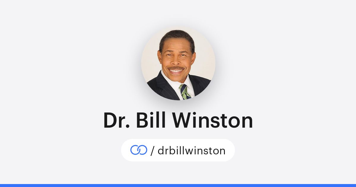 Dr. Bill Winston (/drbillwinston) · solo.to