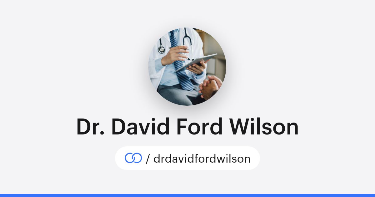Dr. David Ford Wilson (/drdavidfordwilson) · solo.to