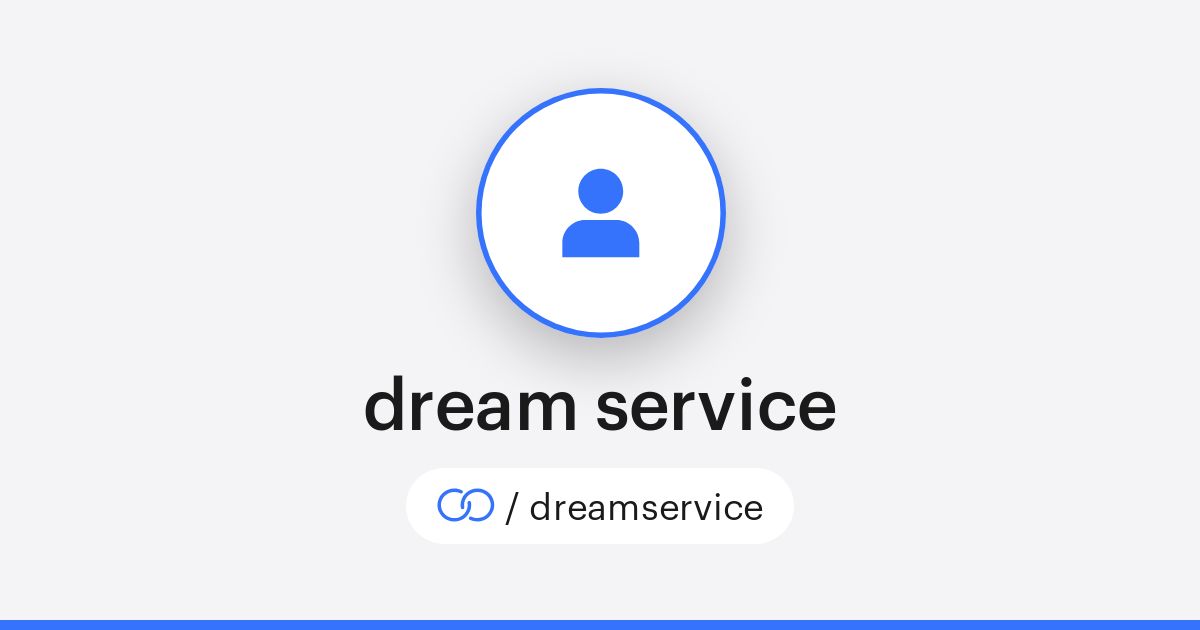 dream service (/dreamservice) · solo.to