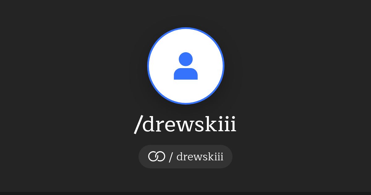 /drewskiii · solo.to