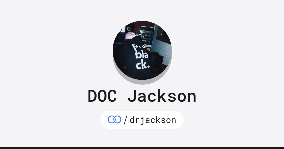 DOC Jackson (/drjackson) · solo.to