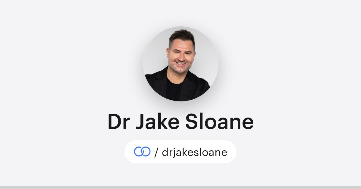 Dr Jake Sloane (/drjakesloane)