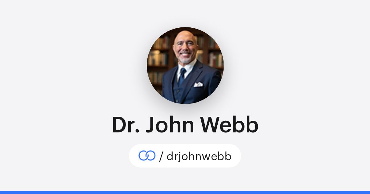 Dr. John Webb (/drjohnwebb) · solo.to