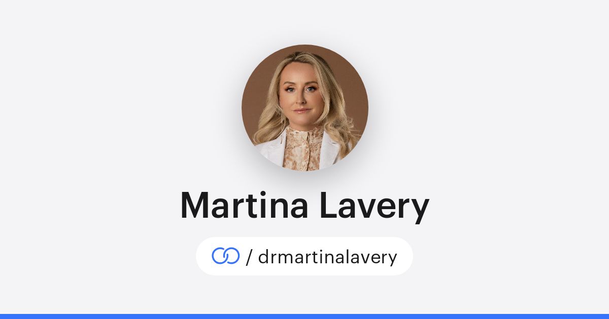 Martina Lavery (/drmartinalavery) · solo.to