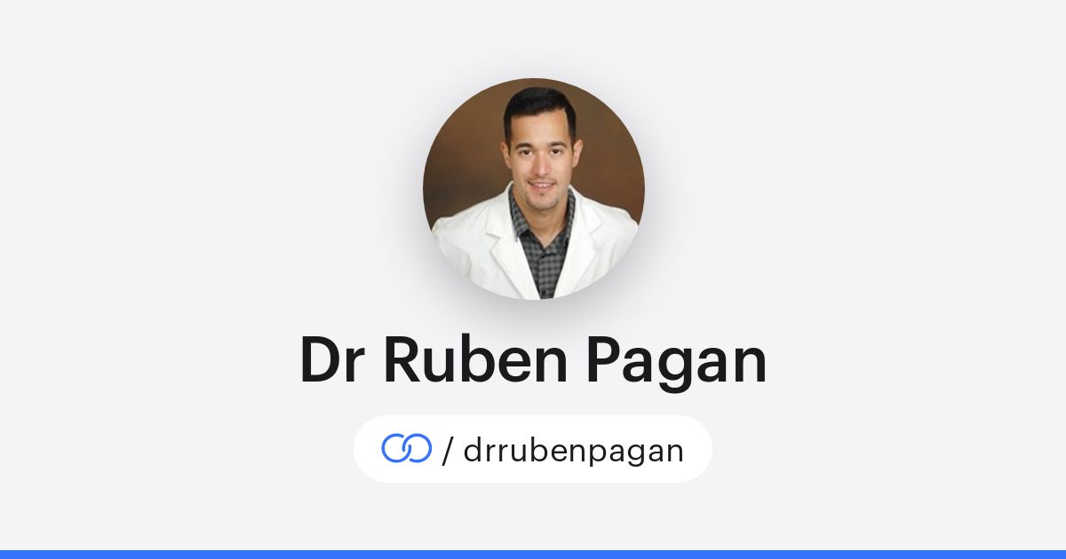 Dr Ruben Pagan (/drrubenpagan) · solo.to