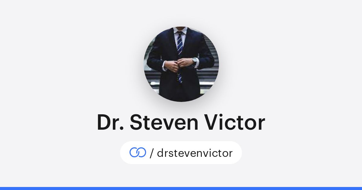 Dr. Steven Victor (/drstevenvictor) · solo.to