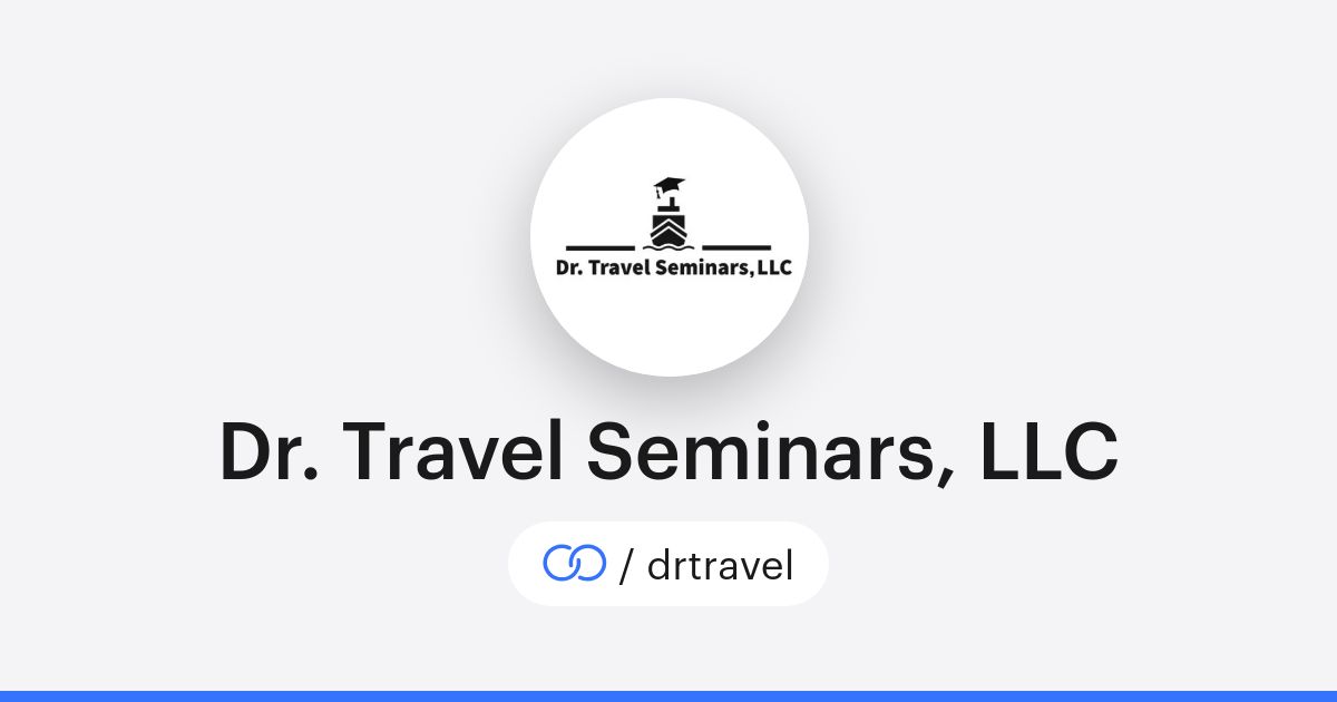 Dr. Travel Seminars, LLC (/drtravel) · solo.to