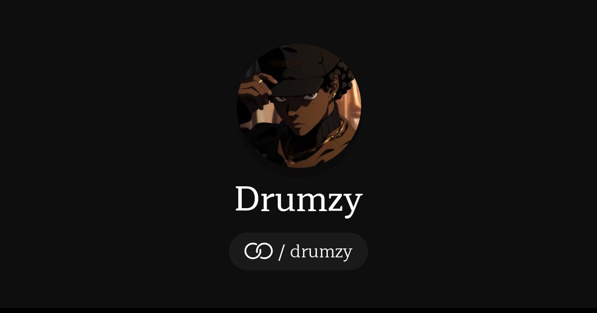 Drumzy · solo.to