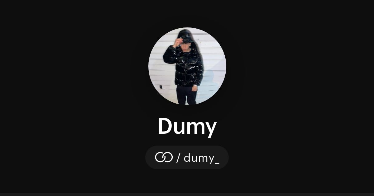 Dumy (/dumy_) · solo.to