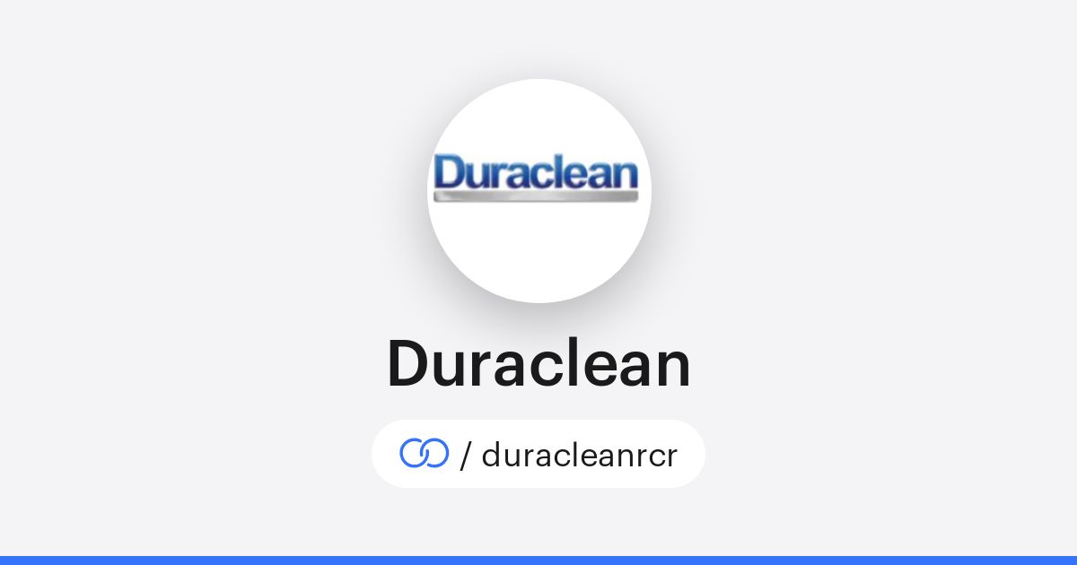 Duraclean (/duracleanrcr) · solo.to