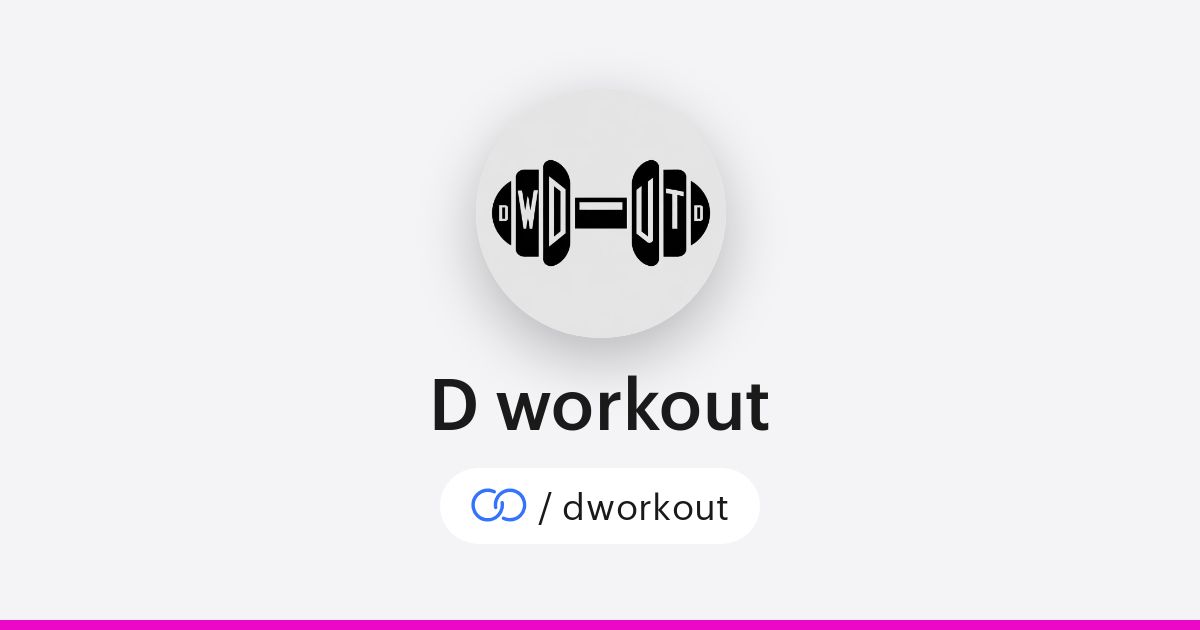 D workout (/dworkout) · solo.to