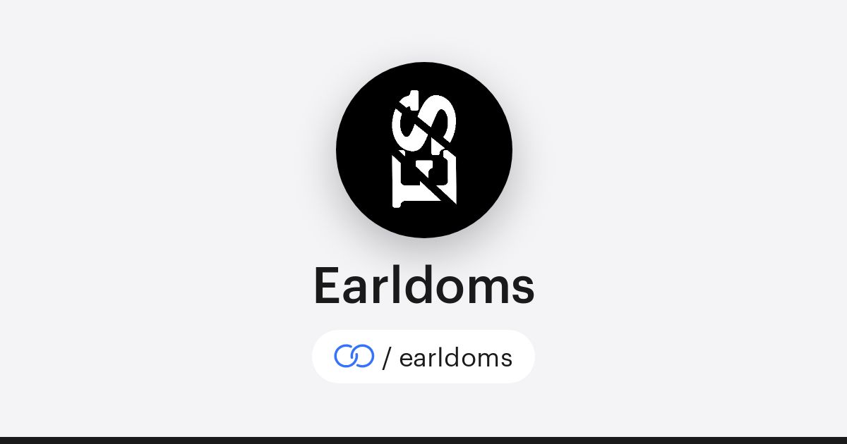 Earldoms (/earldoms) · solo.to