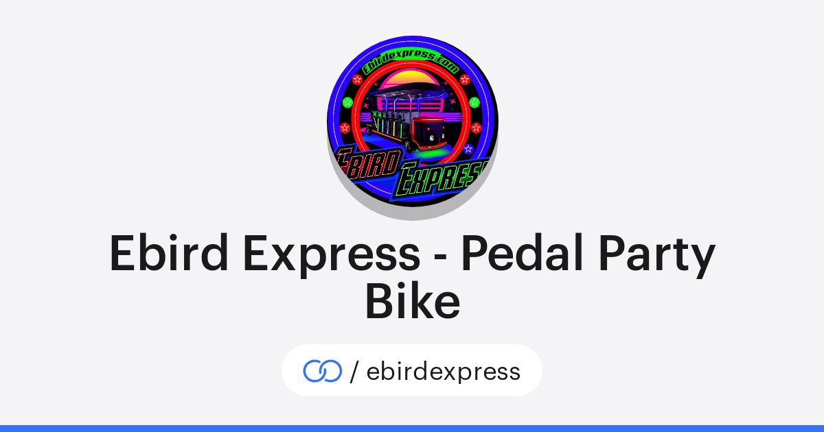 Ebird Express - Pedal Party Bike (/ebirdexpress) · solo.to