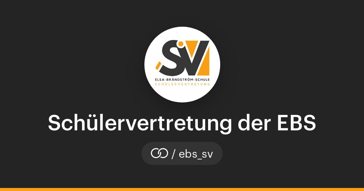 Schülervertretung der EBS (/ebs_sv) · solo.to