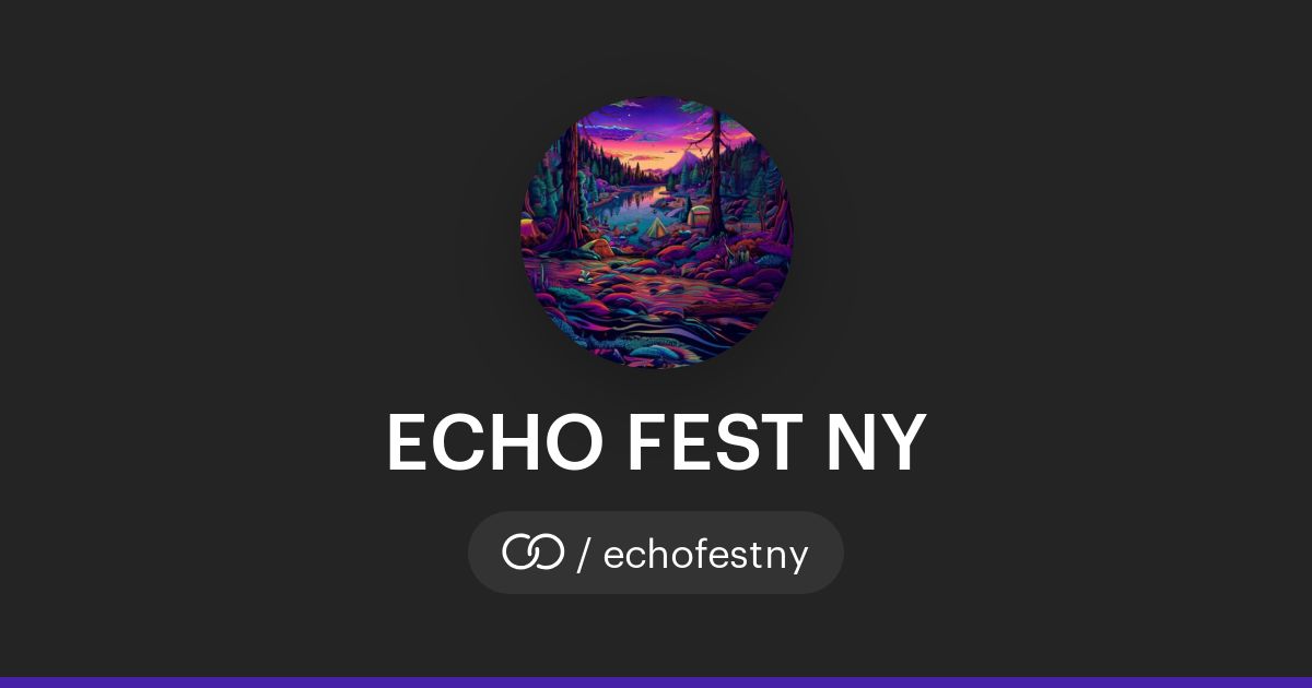 ECHO FEST NY (/echofestny) · solo.to