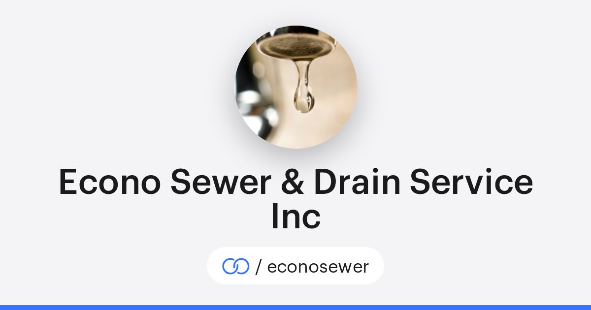 Econo Sewer & Drain Service Inc (/econosewer) · solo.to