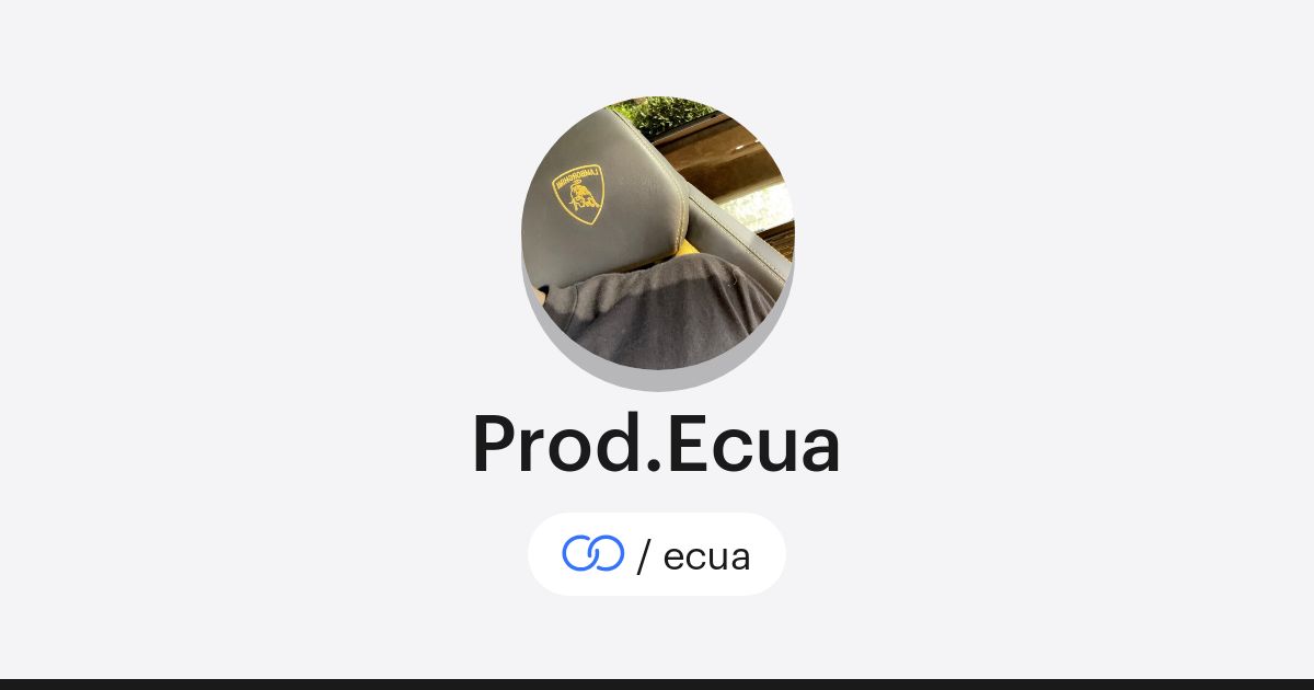 Prod.Ecua (/ecua) · solo.to