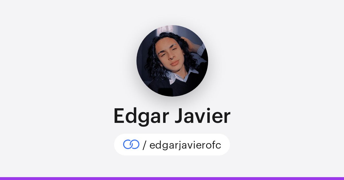 Edgar Javier (/edgarjavierofc) · solo.to