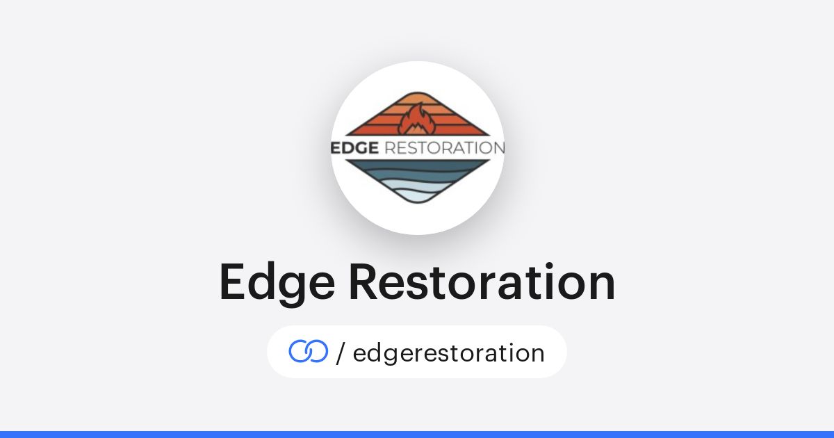 Edge Restoration (/edgerestoration) · solo.to