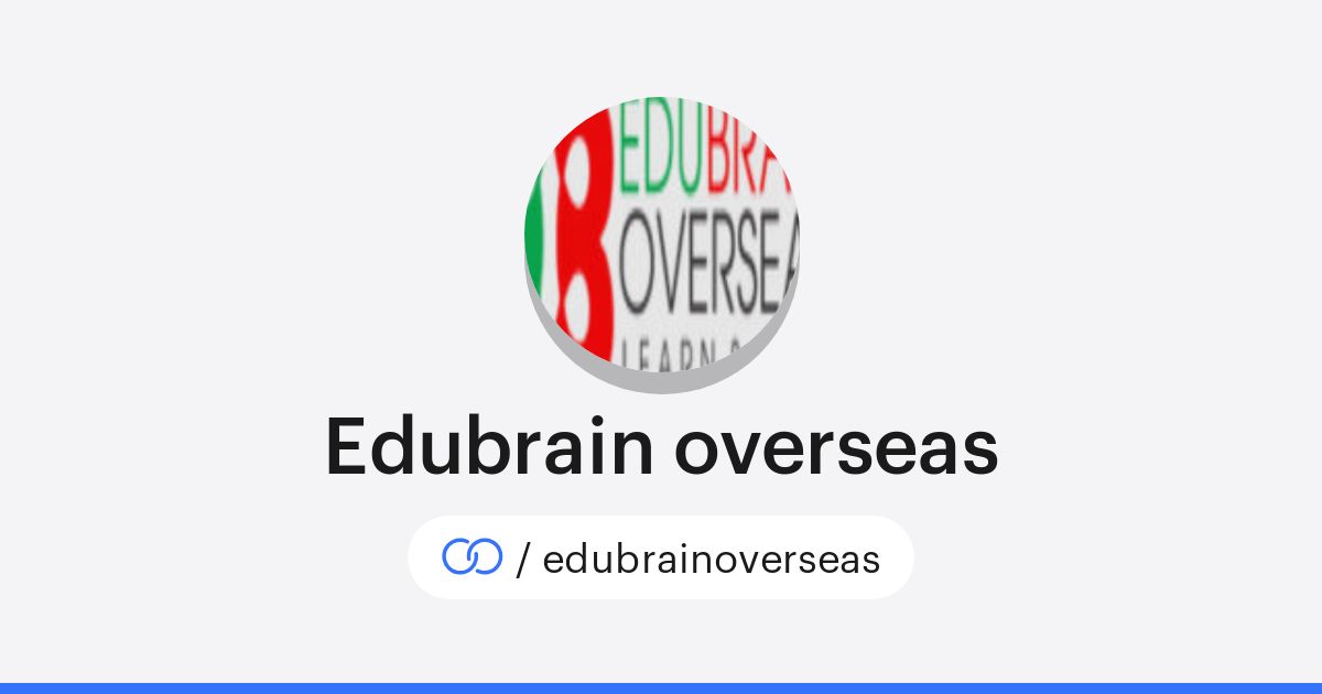 Edubrain overseas (/edubrainoverseas) · solo.to