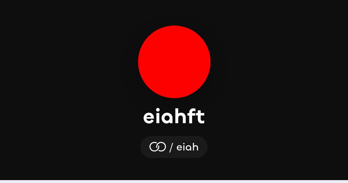 eiahft (/eiah) · solo.to