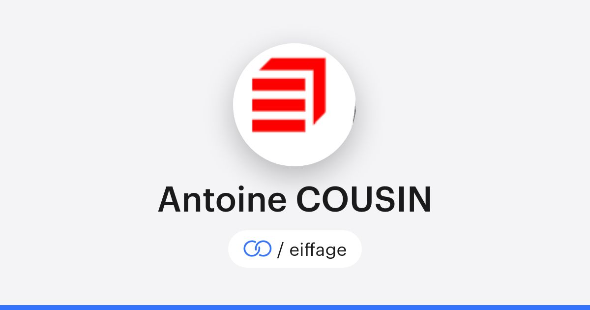 Antoine COUSIN (/eiffage) · solo.to
