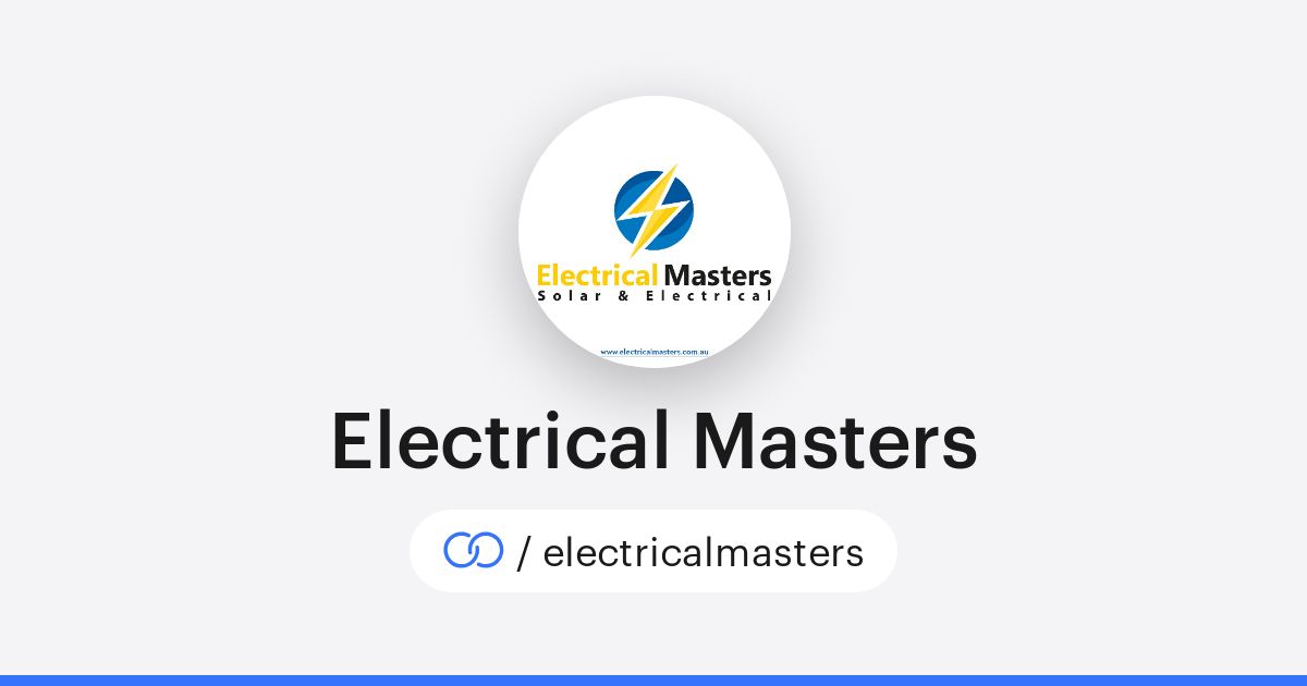 Electrical Masters (/electricalmasters) · solo.to