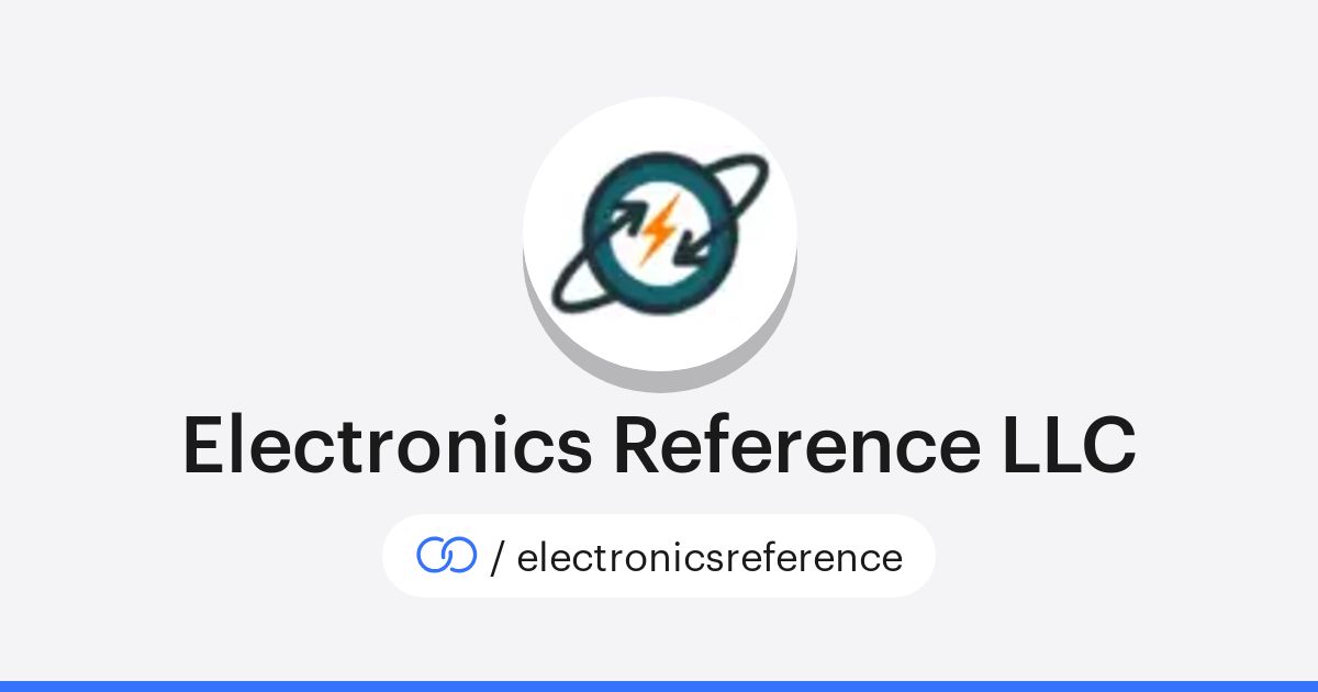 Electronics Reference LLC (/electronicsreference) · solo.to
