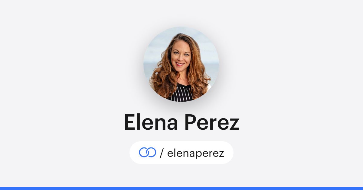 Elena Perez (/elenaperez) · solo.to