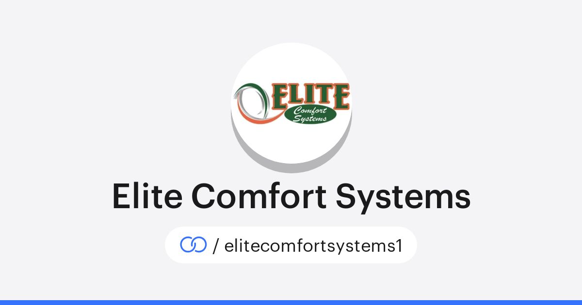 Elite Comfort Systems (/elitecomfortsystems1) · solo.to