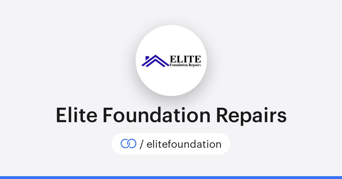 Elite Foundation Repairs (/elitefoundation) · solo.to
